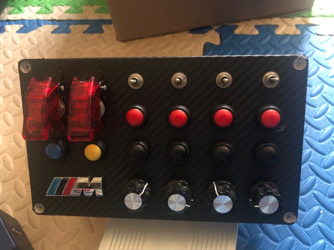 Video Game Button Box Simulator 31 Switches, Video Gaming, Gaming ...