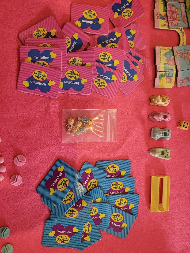 Vintage Polly Pocket Party Game (Rare), Hobbies & Toys, Toys & Games on ...