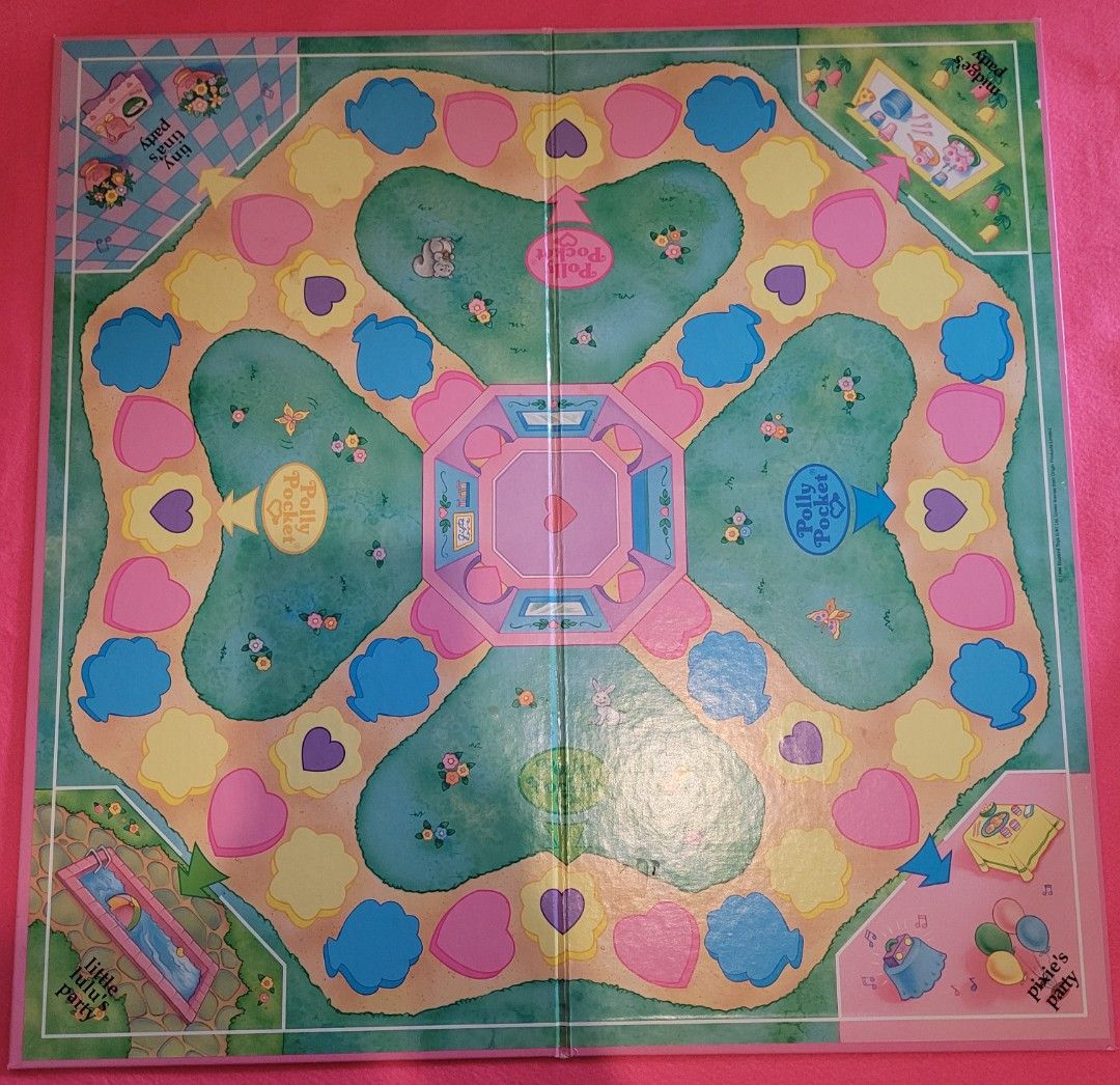 Vintage Polly Pocket Party Game (Rare), Hobbies & Toys, Toys & Games on ...