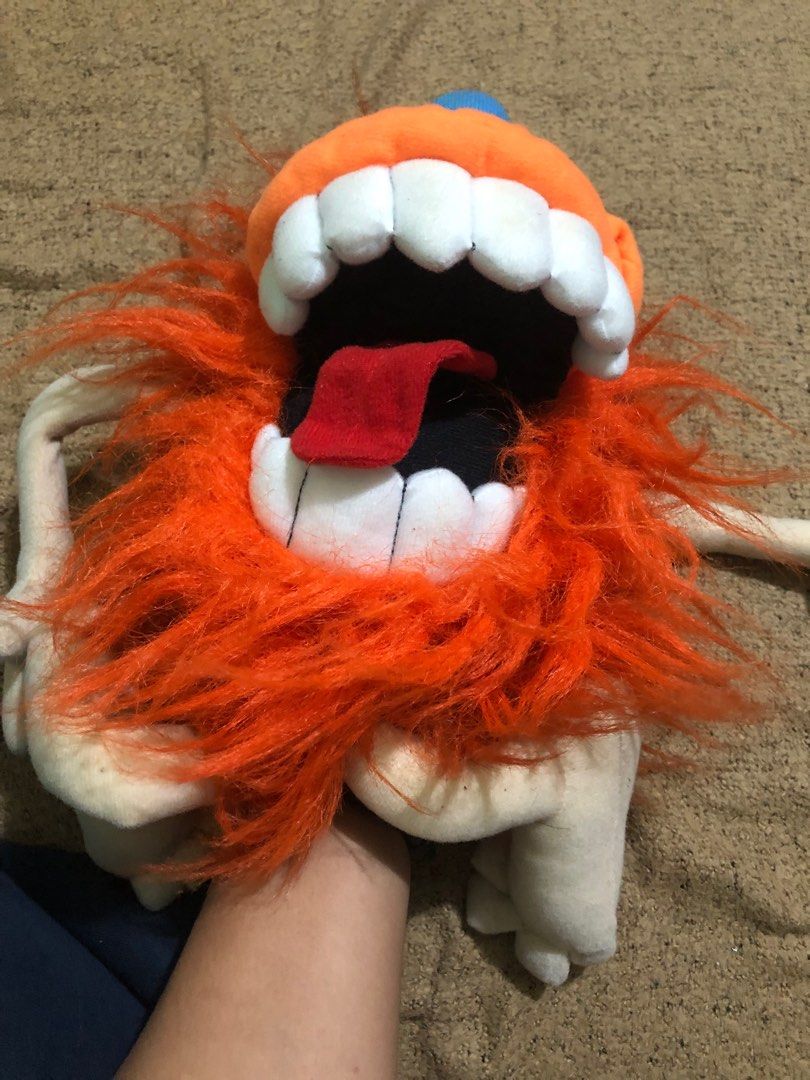 Vintage rare POG mascot hand puppet on Carousell