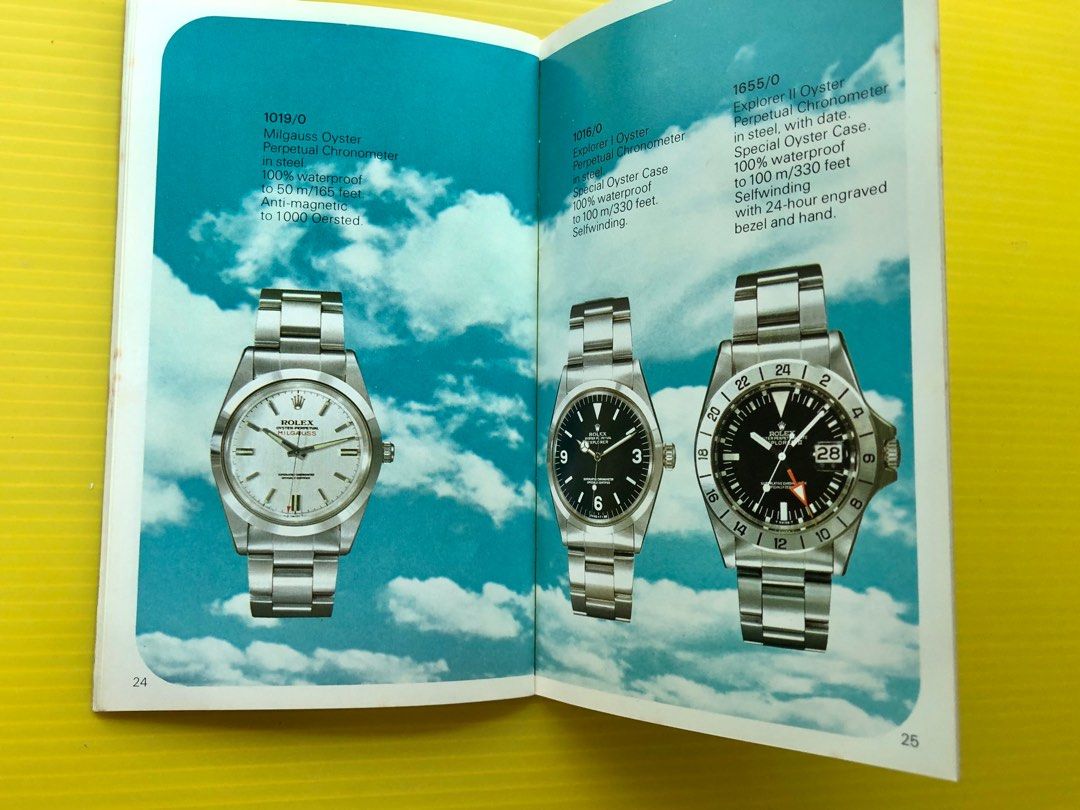 Vintage Rolex Catalog / brochure 1983, Men's Fashion, Watches ...