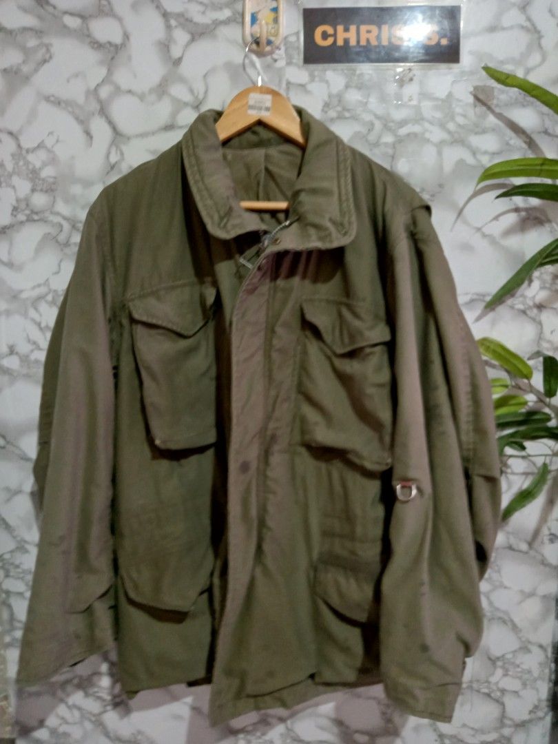 Vintage US M65 1967 Issue Conmar Zipper,Vietnam War Era, Military Field Jacket Dimes 31x24 ...
