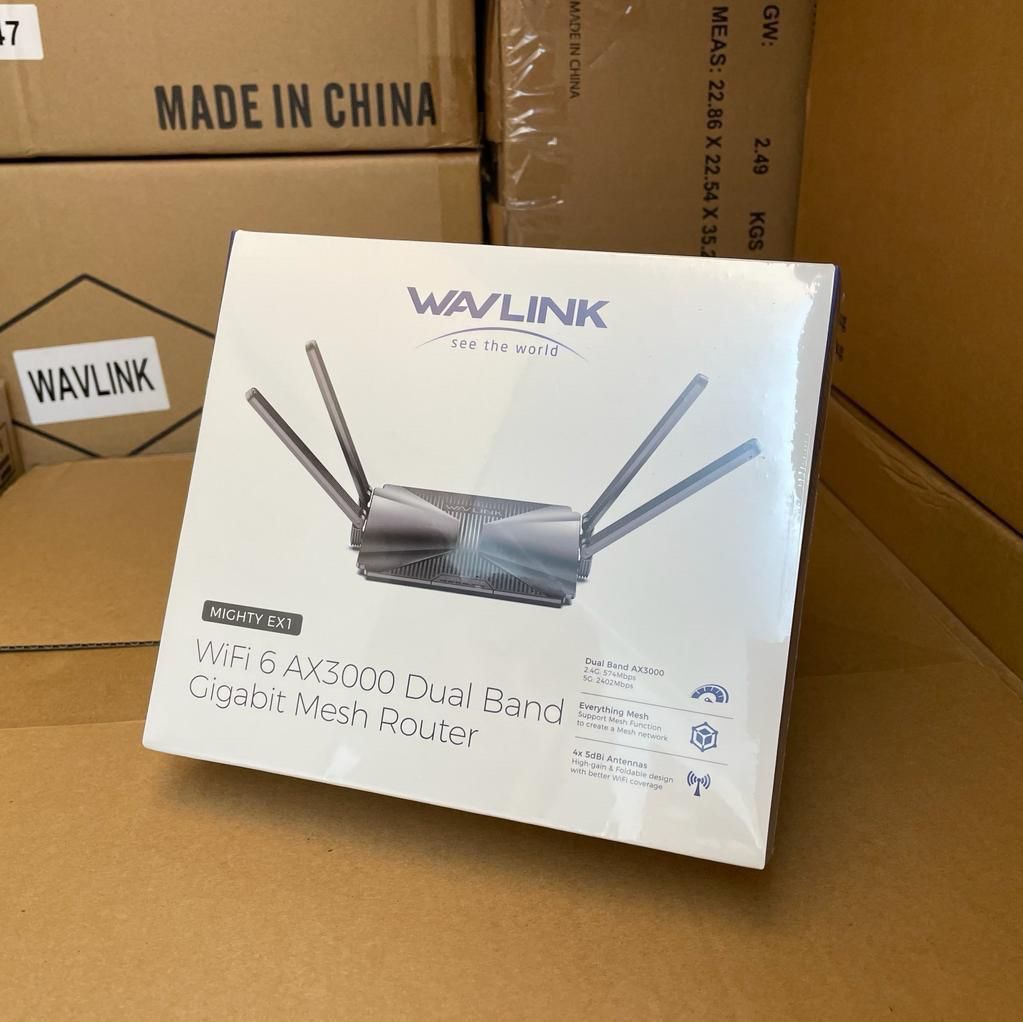 WAVLINK AX3000 MIGHTY EX1 Eash Mesh WiFi 6 Router, 電腦＆科技, 電腦周邊及配件, Wifi ...