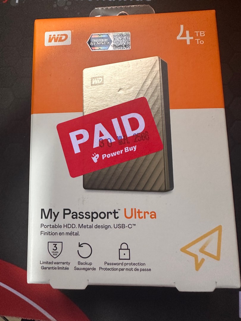 WD Ultra My Passport USB-C, Computers & Tech, Parts & Accessories, Hard Disks & Thumbdrives on ...