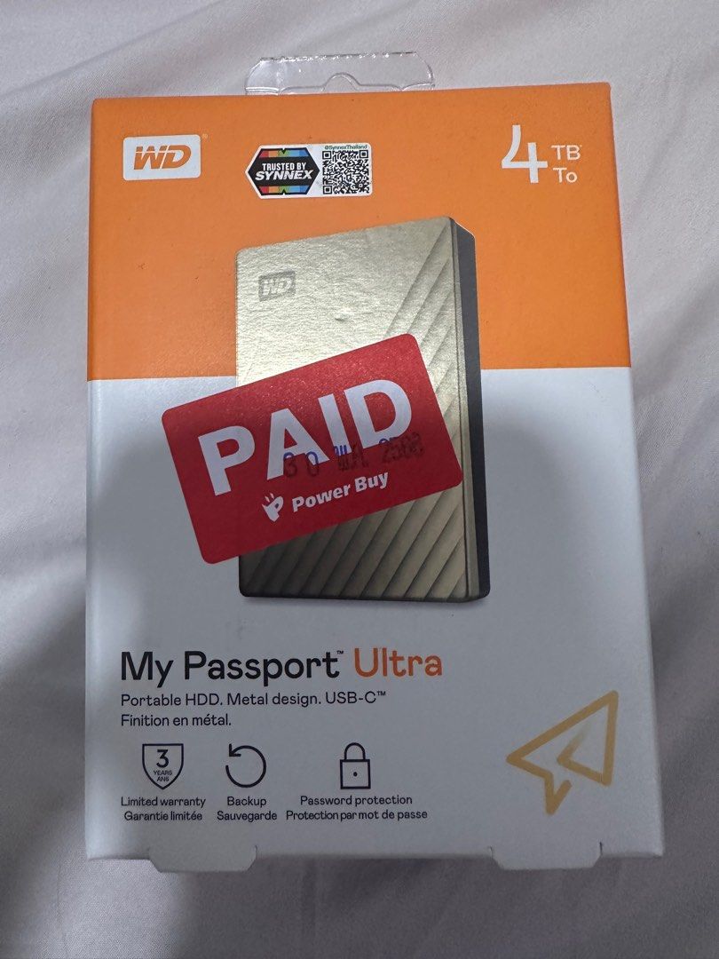 WD Ultra My Passport USB-C, Computers & Tech, Parts & Accessories, Hard ...