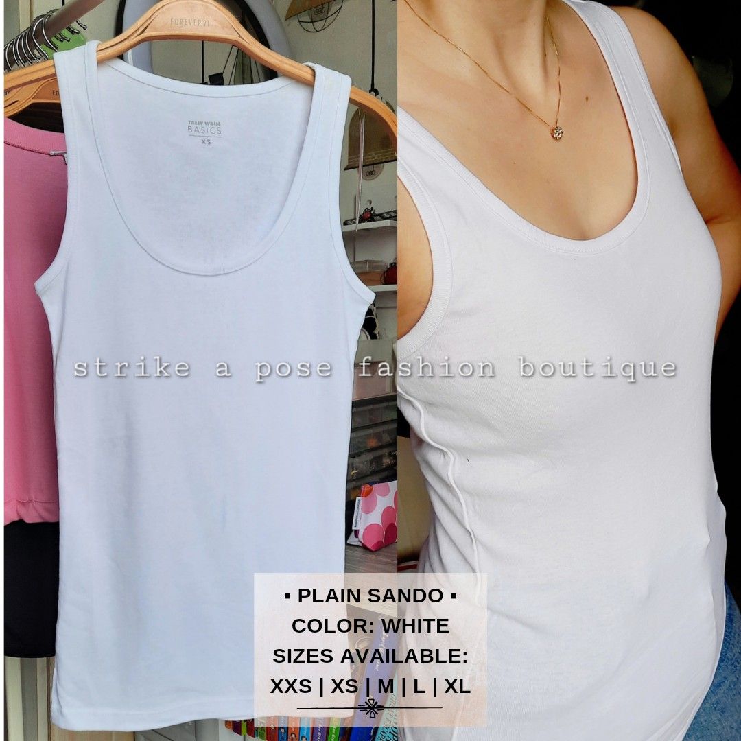 White Plain Sando on Carousell