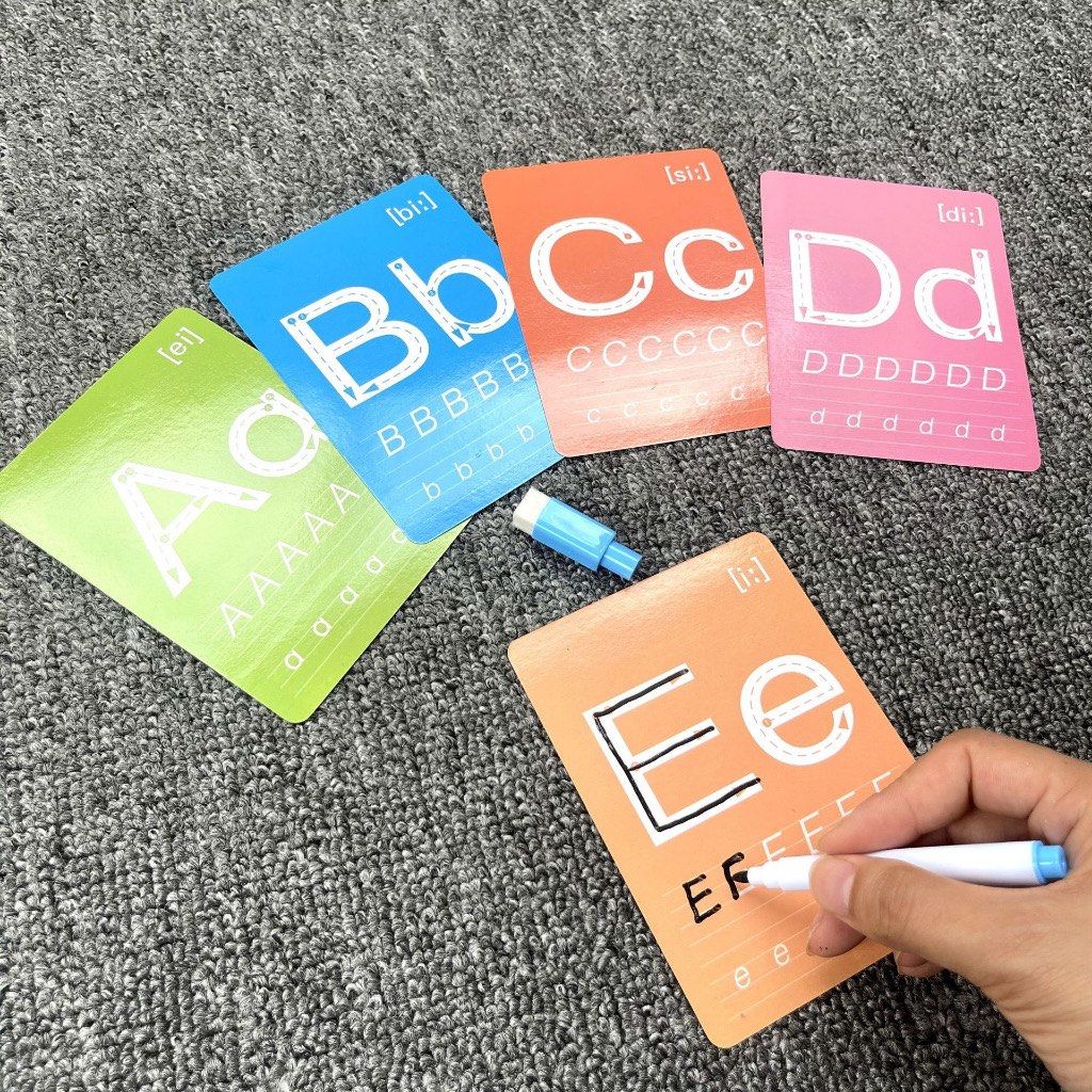 Wipe Clean Flash Card - Goodie Bag | Children Kids | Party | Alphabet ...