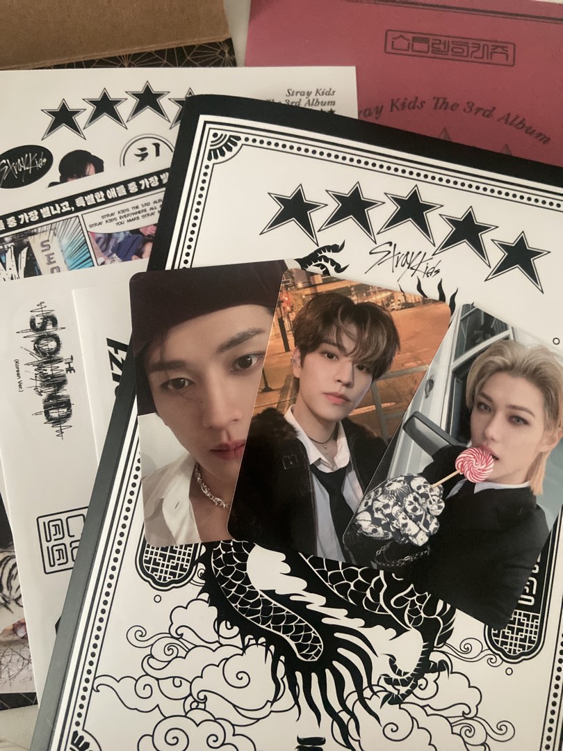 wts straykids skz felix withmuu seungmin double sided leeknow unsealed ...