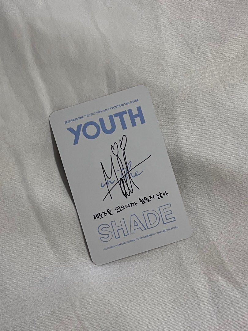 wtt zerobaseone zb1 matthew pc YOUTH ver, Hobbies & Toys, Memorabilia ...