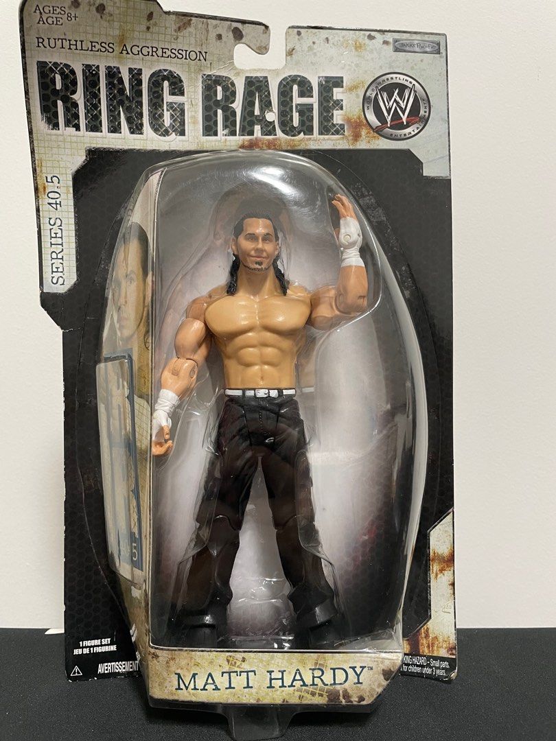 WWE Jakks Pacific Ring Rage Figure Matt Hardy, Hobbies & Toys, Toys ...