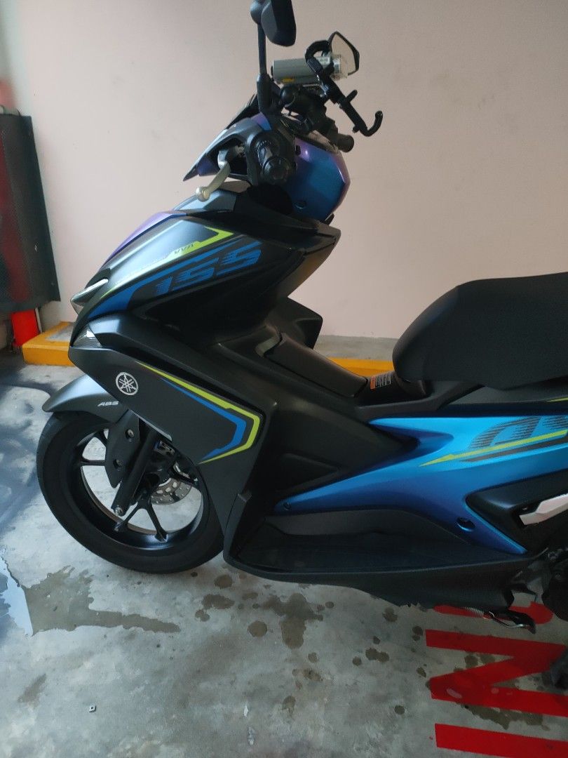 YAMAHA AEROX 155 KEYLESS ABS, Motorcycles, Motorcycles for Sale, Class ...