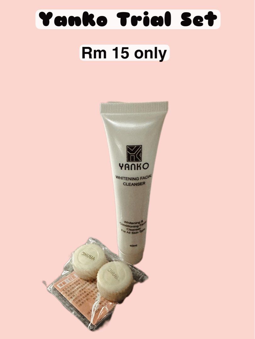 YANKO TRIAL SET, Beauty & Personal Care, Face, Face Care on Carousell