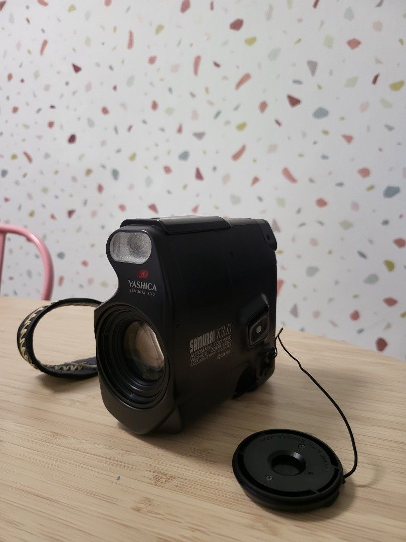 Yashica Samurai X3.0, rare half frame 35mm film camera with accessories ...