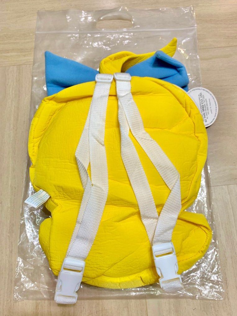 Yellow Tweety Bird Cartoon Character Plush Bag/Backpack (Tiny Toon ...