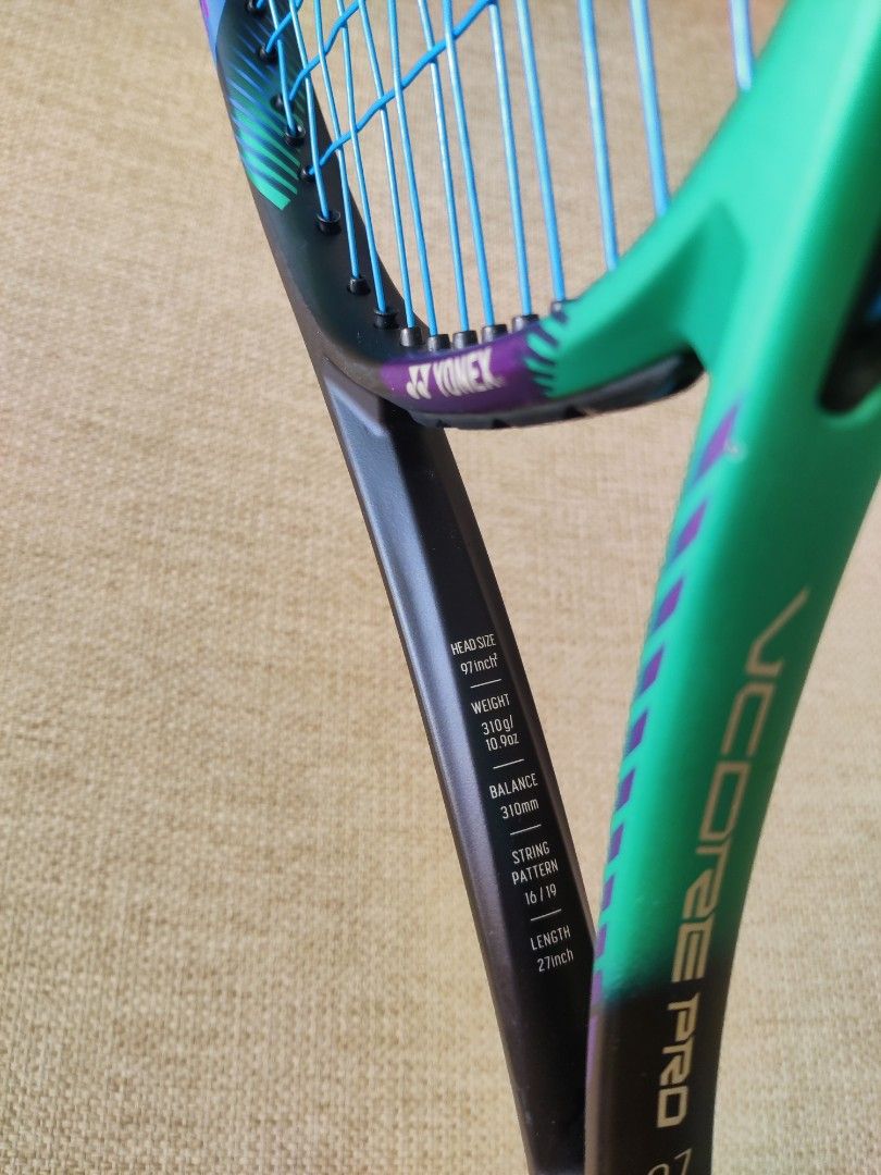 Yonex vcore pro 97 (2022), Sports Equipment, Sports & Games, Racket ...