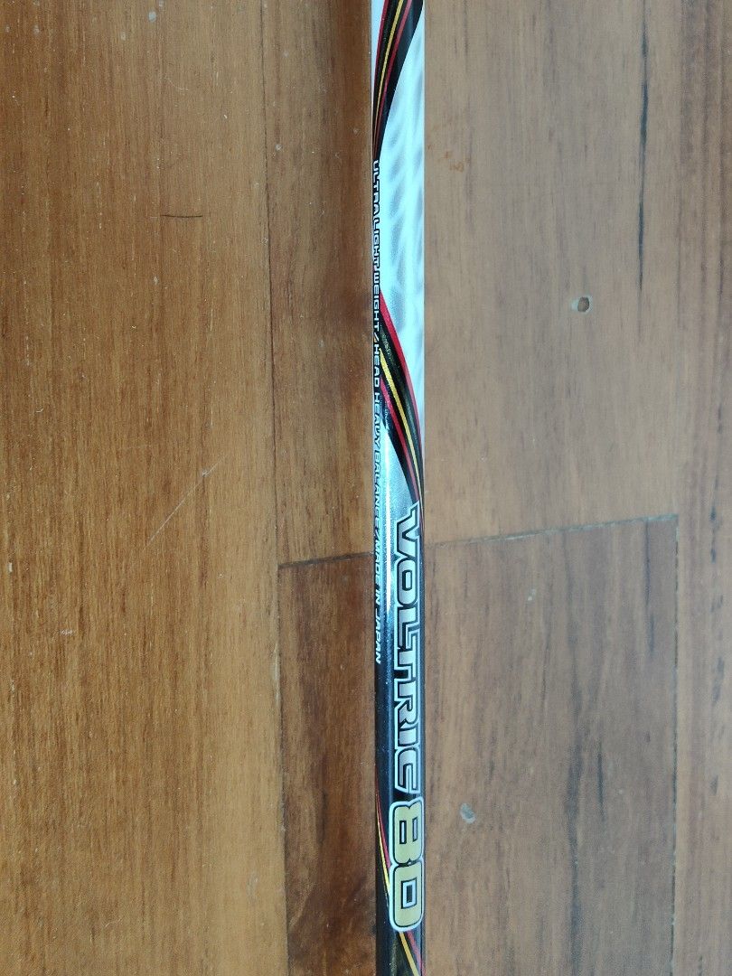 Yonex voltric 80 badminton racket, Sports Equipment, Sports & Games ...