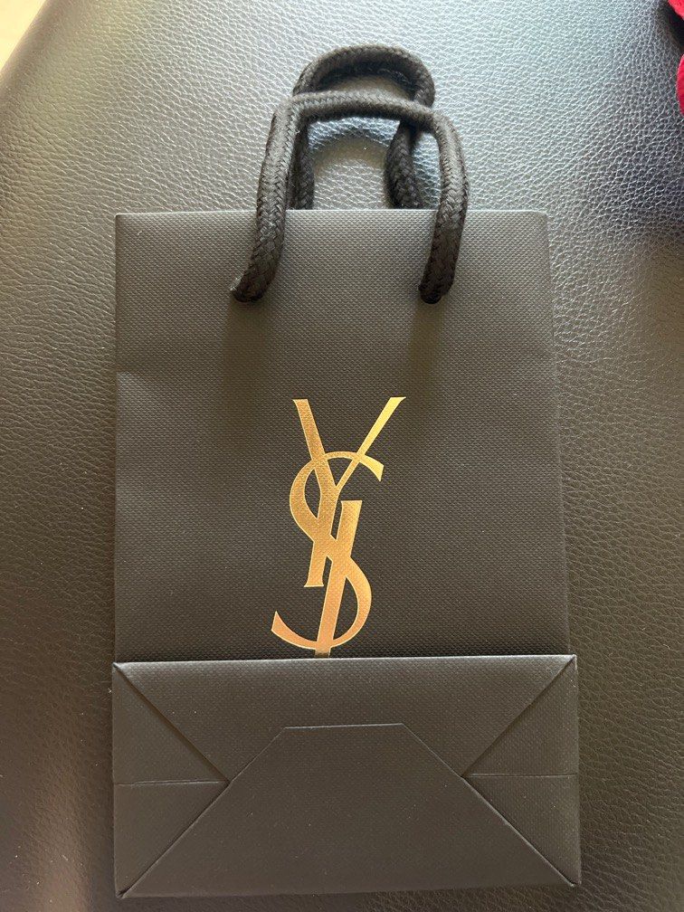 YSL paper bag, Luxury, Bags & Wallets on Carousell