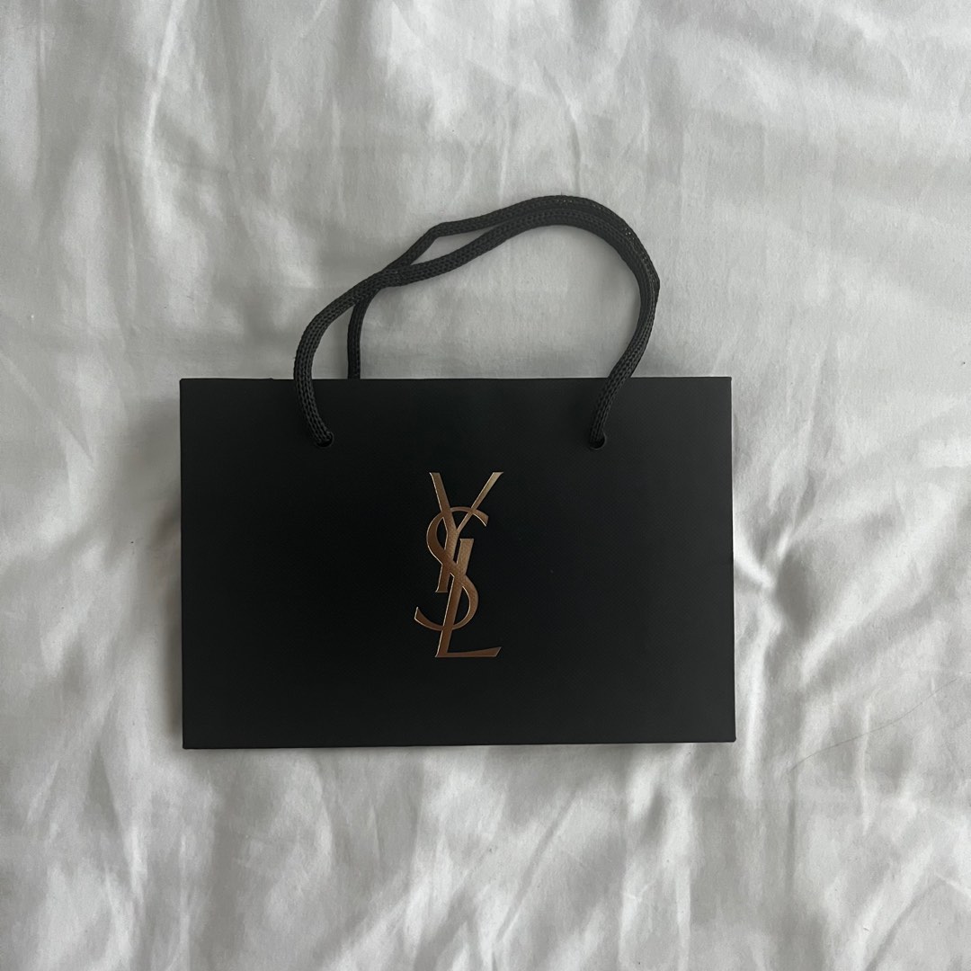 YSL paper bag, Luxury, Bags & Wallets on Carousell