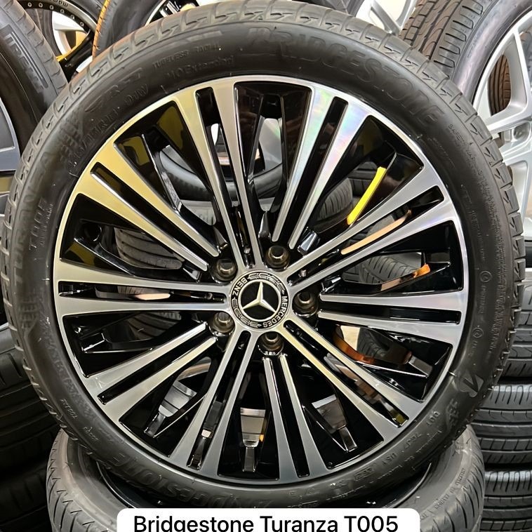 18" Mercedes Benz Original rims & Bridgestone Turanza T005 tyres, Car ...