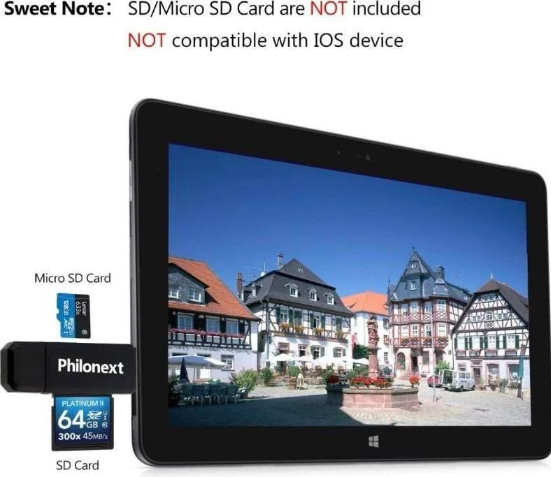 3149) PHILONEXT MEMORY CARD READER, SD/MICRO SD CARD READER AND MICRO ...