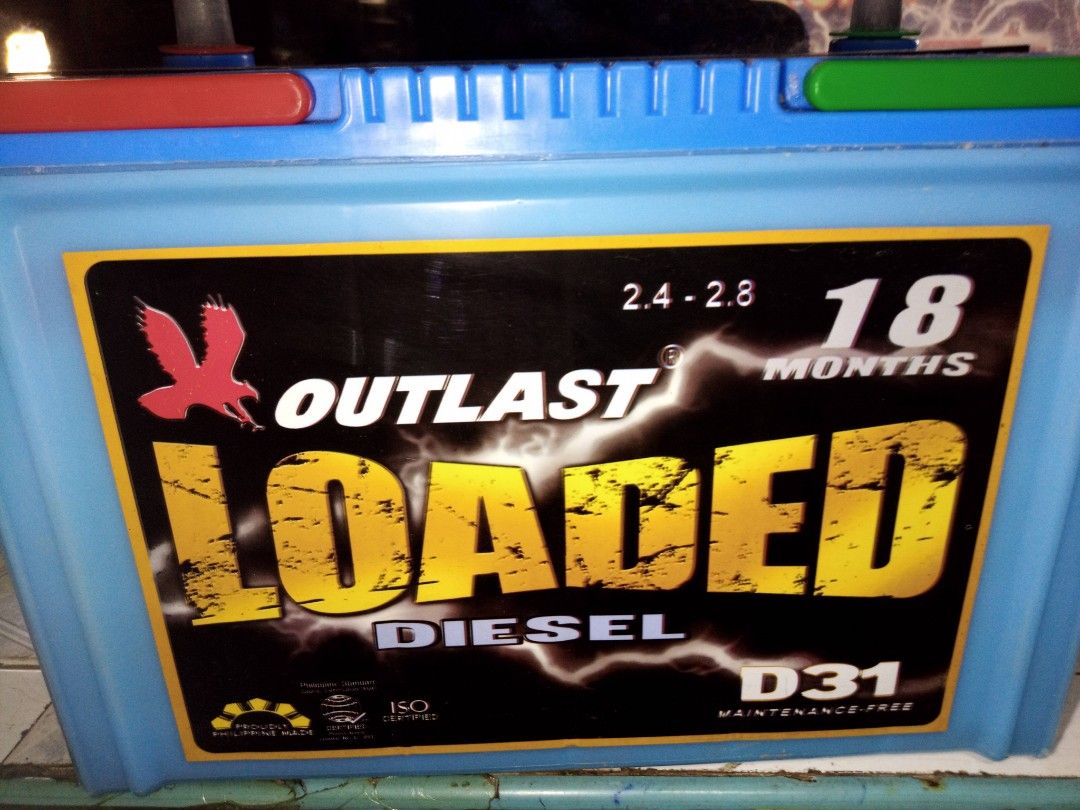 Outlast Car battery 3sm, Car Parts & Accessories, Other Automotive ...