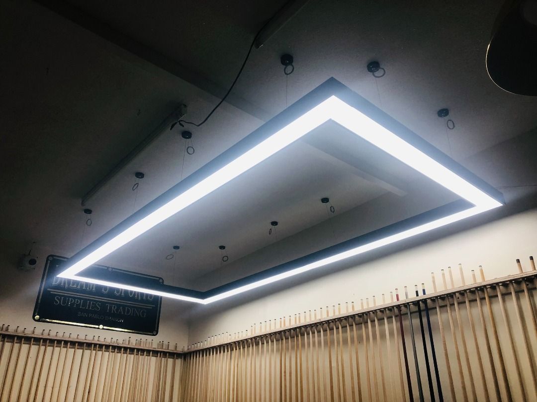 4x8ft MODERN STYLE RECTANGULAR LED LAMP, Sports Equipment, Other Sports ...