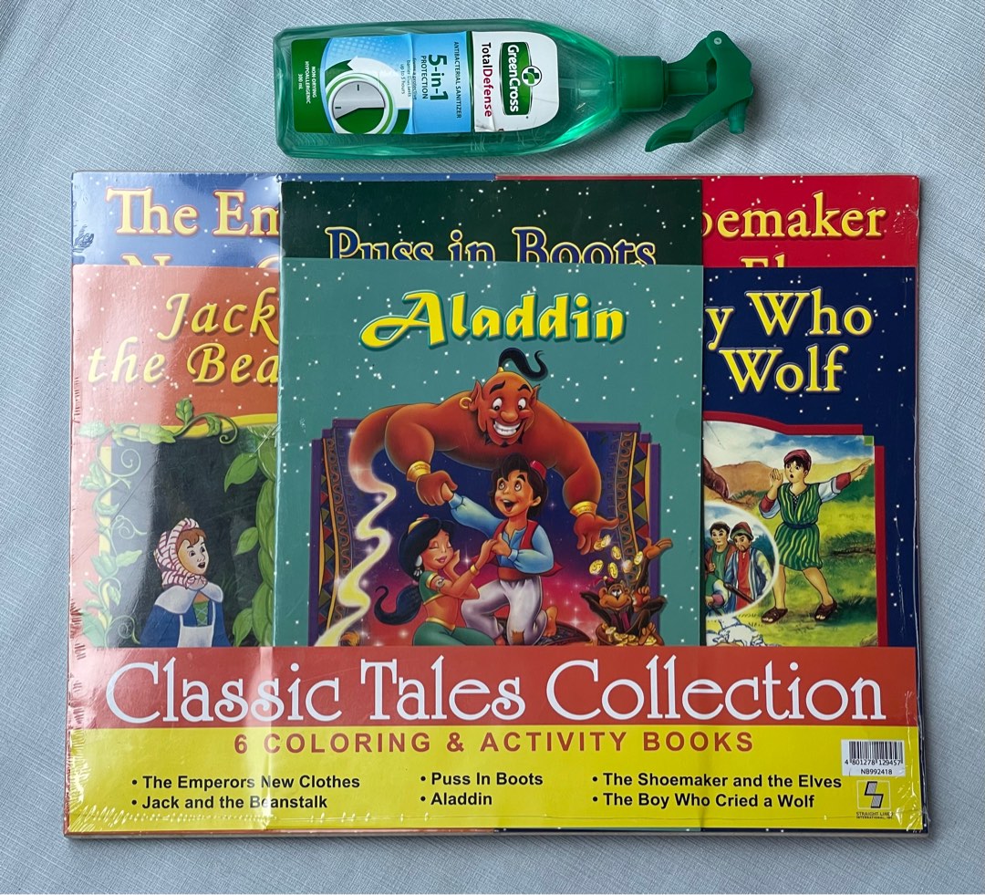 6 Classics Tale Collection. Book, coloring & activities, Hobbies & Toys ...