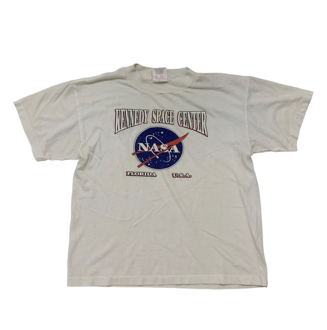 80s NASA Kennedy Space Center kain 5050, Men's Fashion, Tops & Sets ...