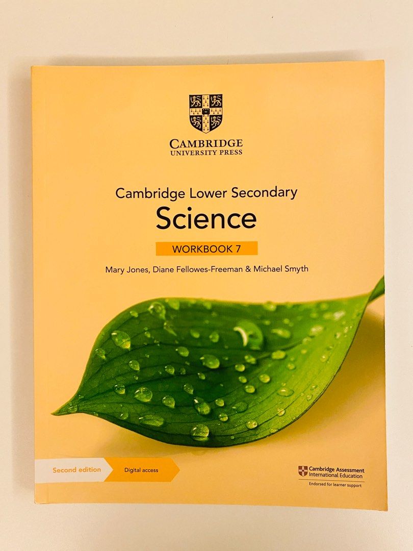 全新 Cambridge Lower Secondary Science Workbook 7, 興趣及遊戲, 書本 & 文具, 教科書 ...