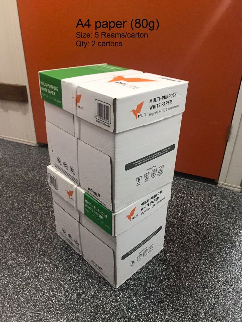 A4 PAPER carton white, Hobbies & Toys, Stationery & Craft, Other ...