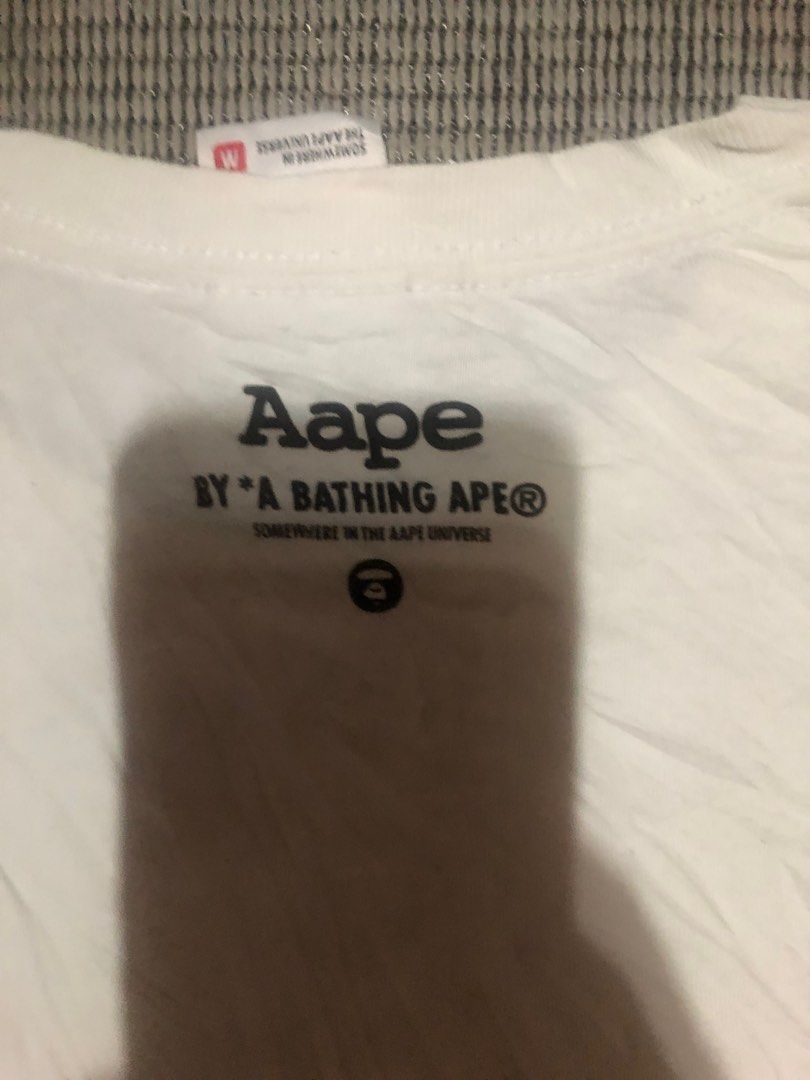 Aape side small logo, Men's Fashion, Tops & Sets, Tshirts & Polo Shirts ...