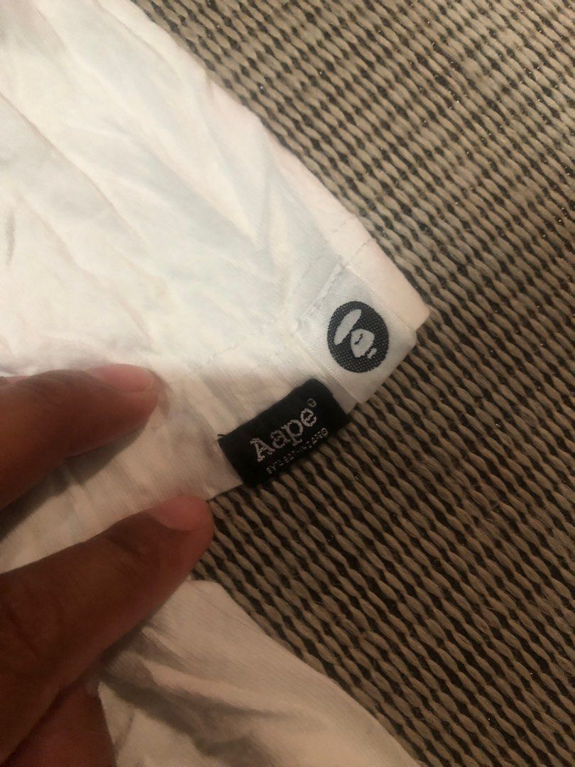 Aape side small logo, Men's Fashion, Tops & Sets, Tshirts & Polo Shirts ...