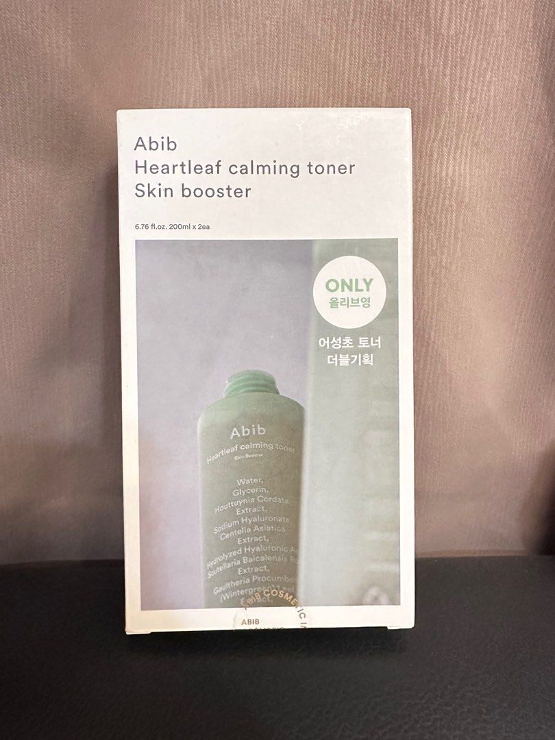 Abib Heartleaf Calming Toner Skin Booster 200mlx2ea, Beauty & Personal ...