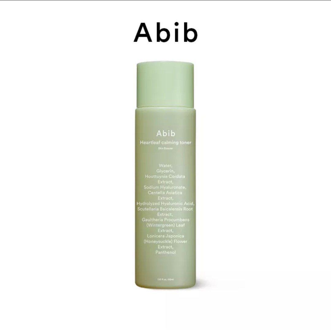 Abib Heartleaf Calming Toner Skin Booster 200mlx2ea, Beauty & Personal ...