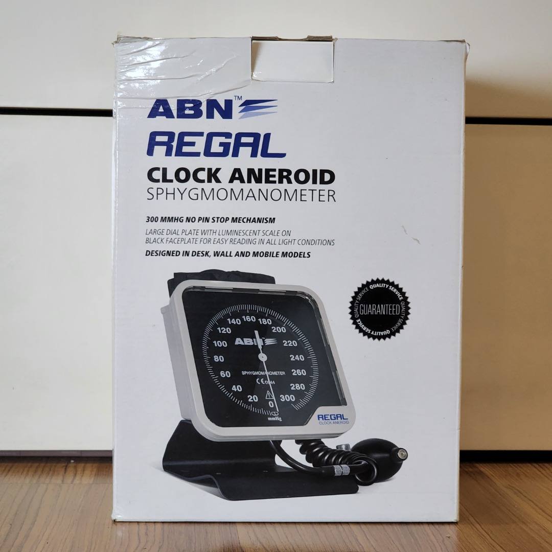 ABN Regal Clock Aneroid Sphygmomanometer (Tensimeter), Serba Serbi, Others di Carousell