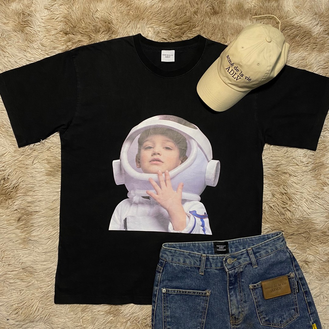 Acme De La Vie (ADLV) Baby Face Astronaut Boy Shirt, Men's Fashion ...