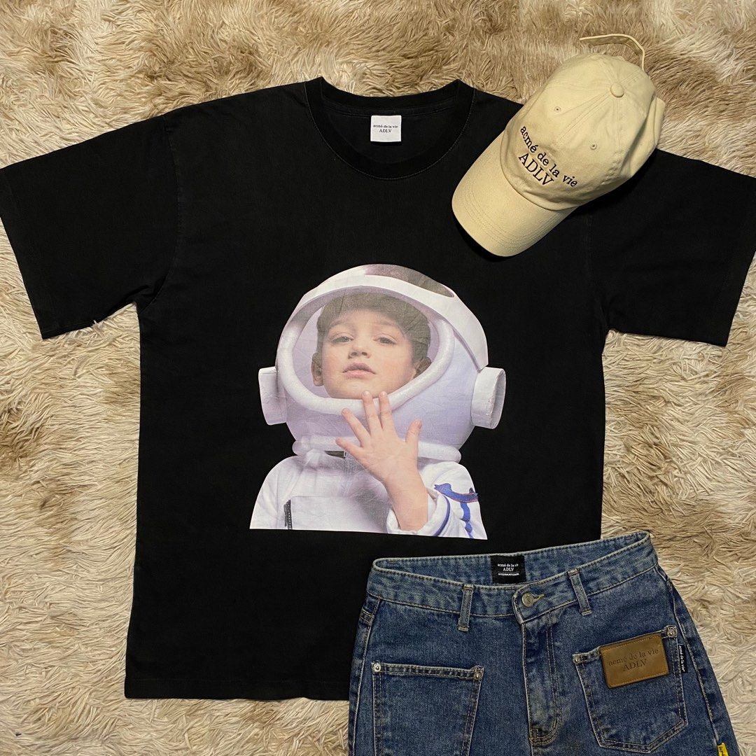 Acme De La Vie (ADLV) Baby Face Astronaut Boy Shirt, Men's Fashion ...