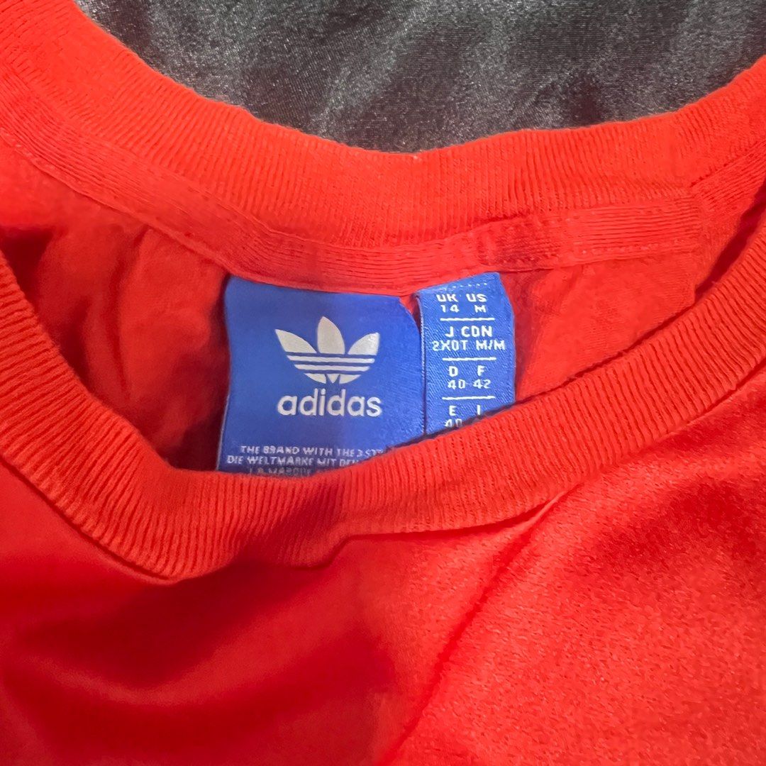 Adidas red satin tank, Women's Fashion, Tops, Sleeveless on Carousell