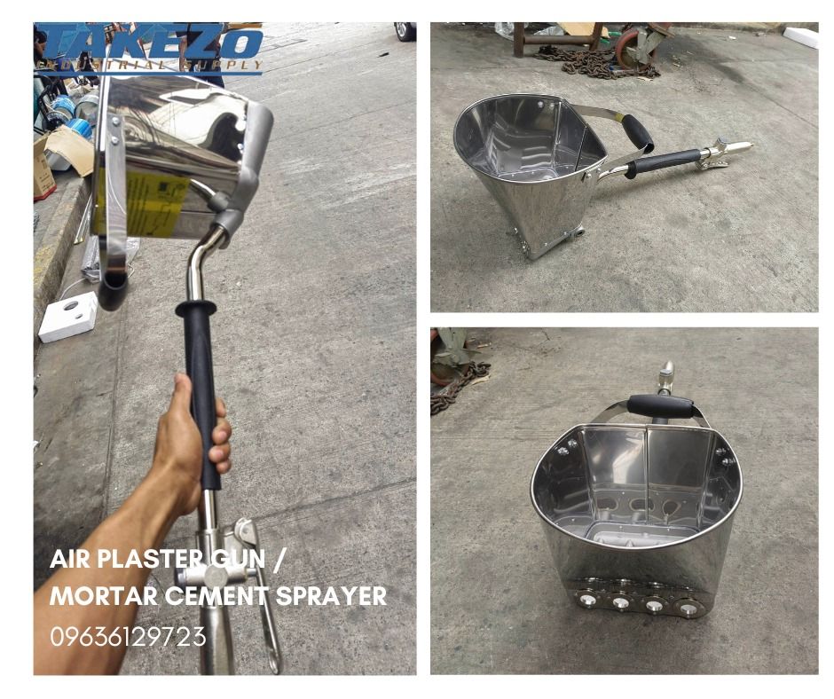 Air Plaster Gun / Mortar Cement Sprayer, Commercial & Industrial ...