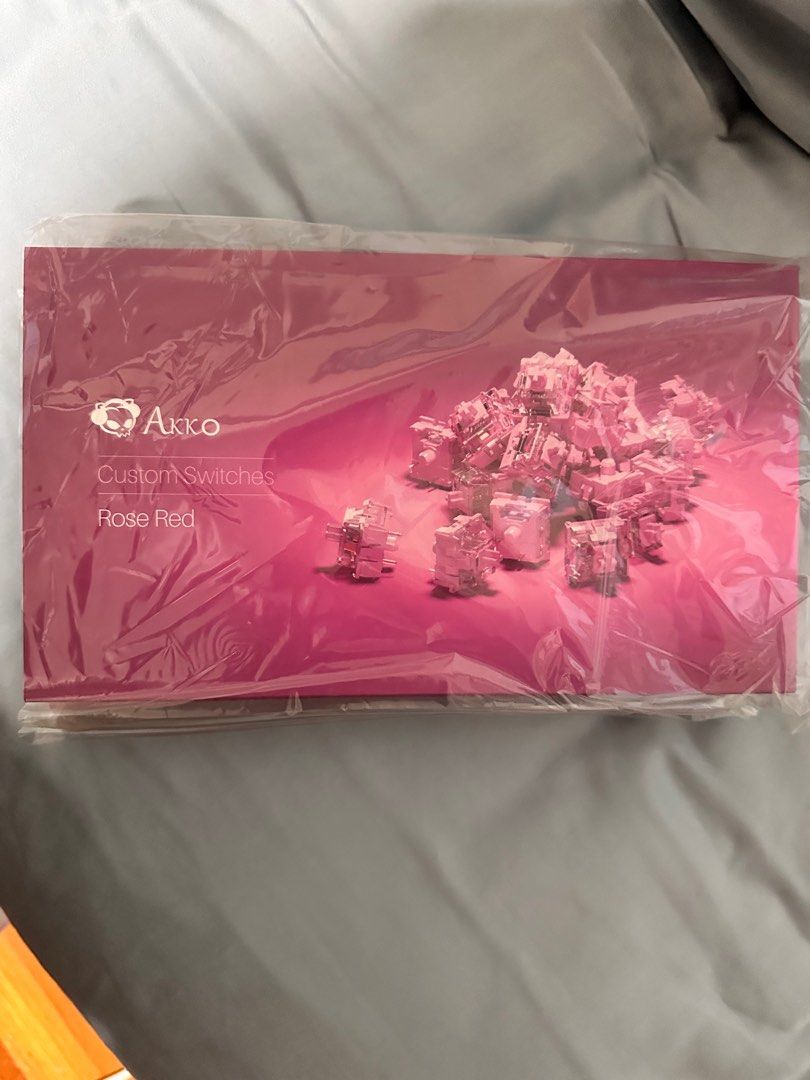 Akko Rose Red Linear Switches x90, Computers & Tech, Parts ...
