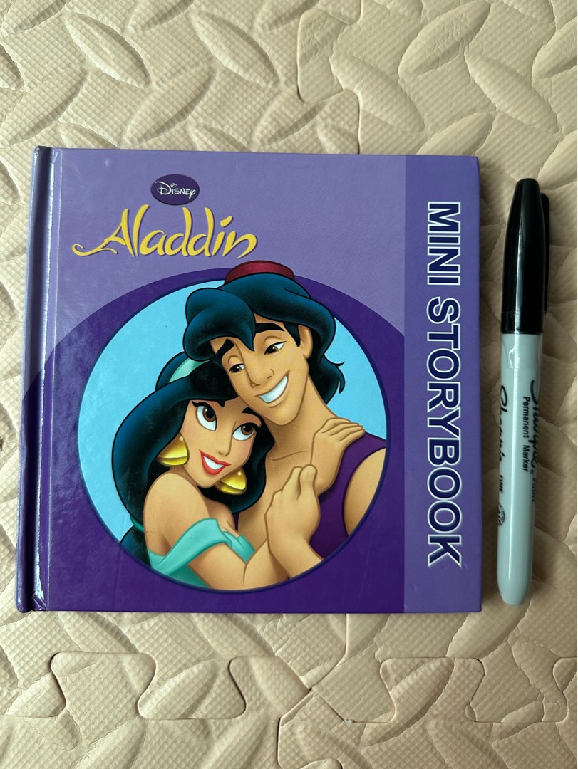 Aladdin Mini Storybook, Hobbies & Toys, Books & Magazines, Children's ...