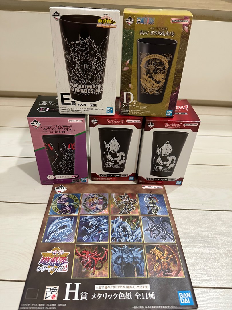 Anime cups - Eva cup / ultraman cup / yamato cup / one piece cup ...