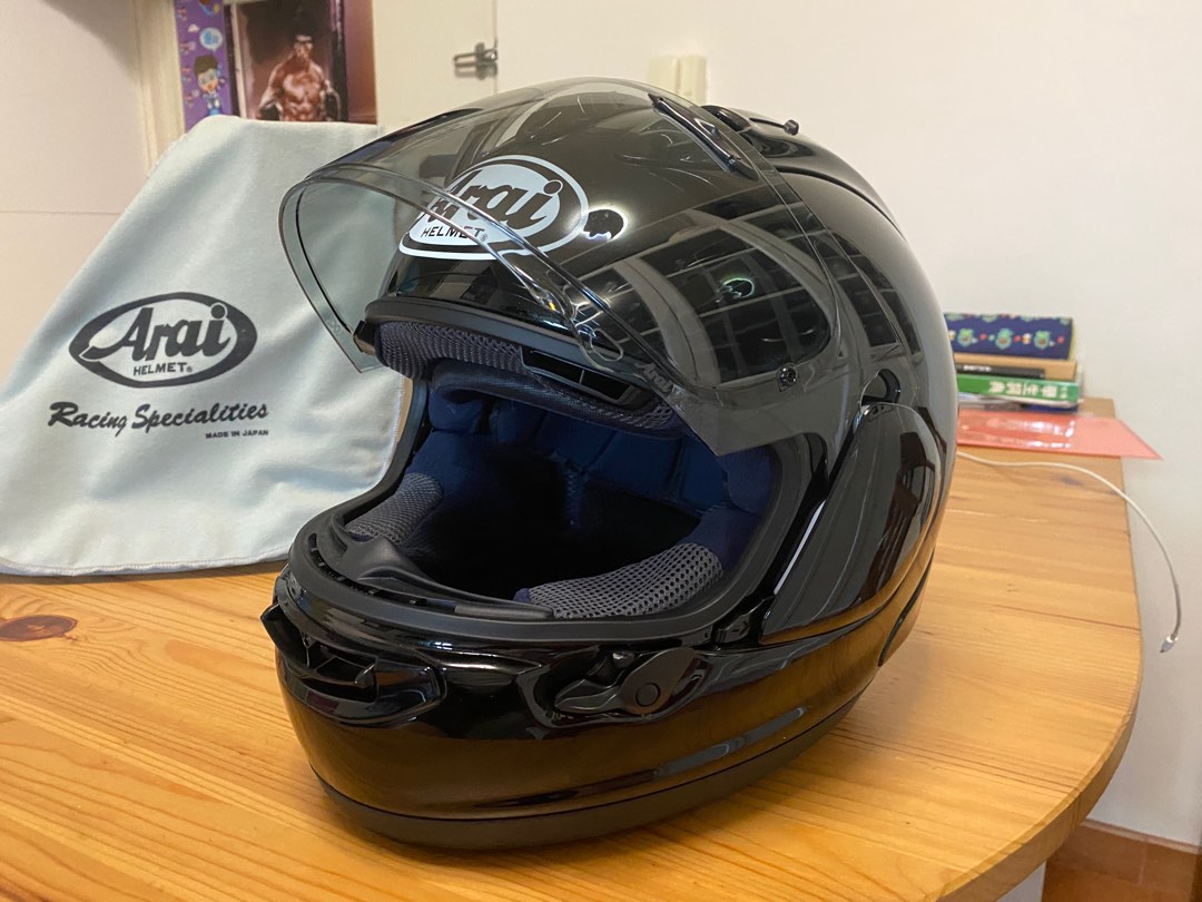 Aria Helmet 頭盔 RX-7X 中碼. Black, 電單車買賣 - Carousell