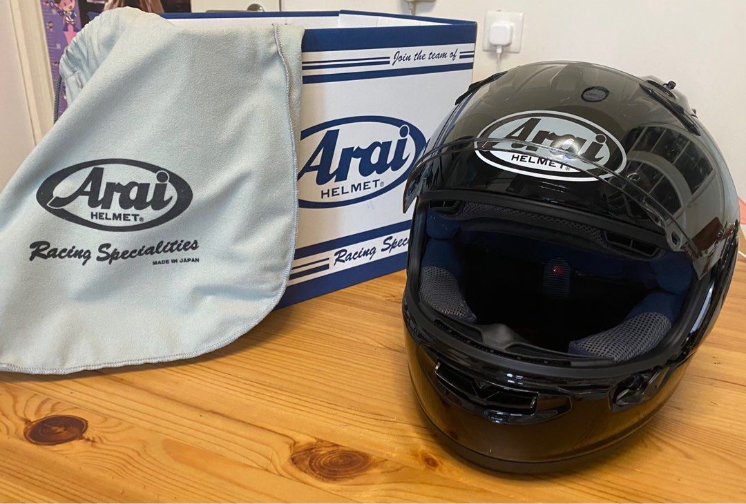 Aria Helmet 頭盔 RX-7X 中碼. Black, 電單車買賣 - Carousell