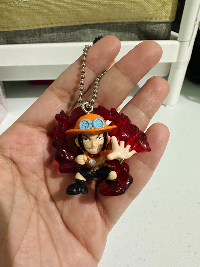 Authentic Bandai One Piece Ace Keychain Charm, Hobbies & Toys, Toys ...