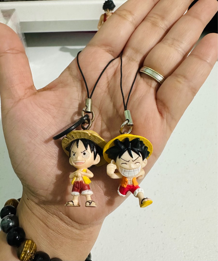 Authentic Bundle One Piece Luffy Keychain Charm, Hobbies & Toys, Toys ...