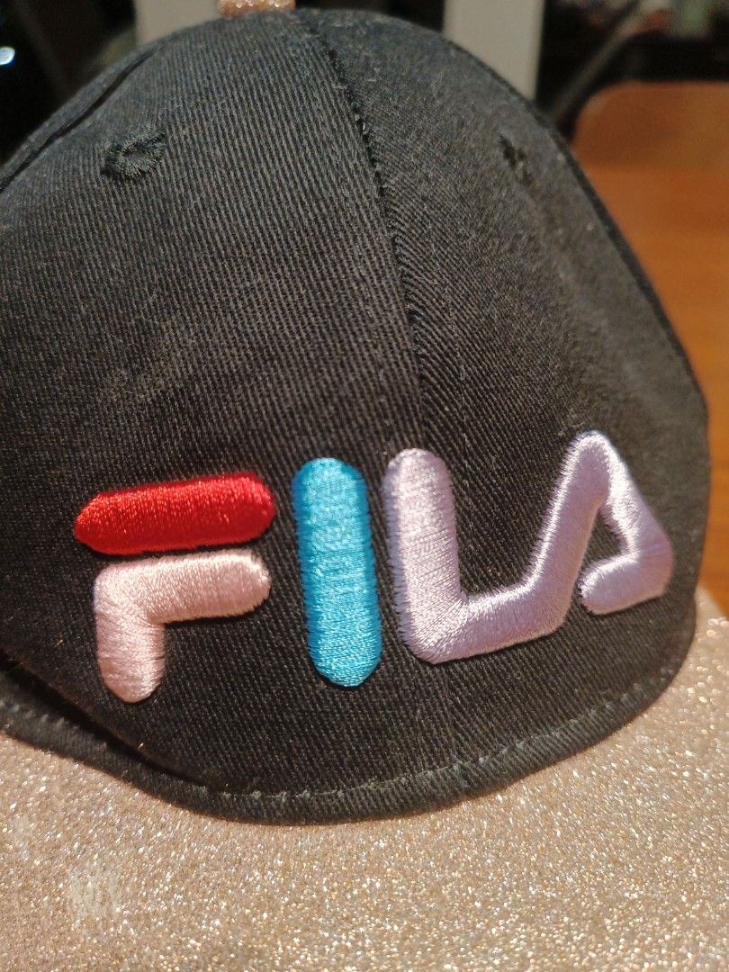 Authentic FILA Glitter Baseball Cap, Babies & Kids, Babies & Kids ...
