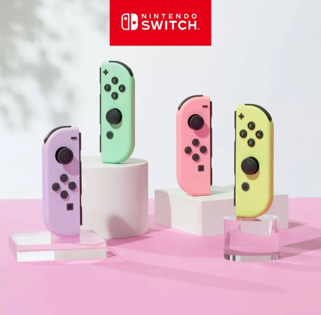 Authentic Nintendo Switch Official Joy-Con Controllers (Pastel Purple ...