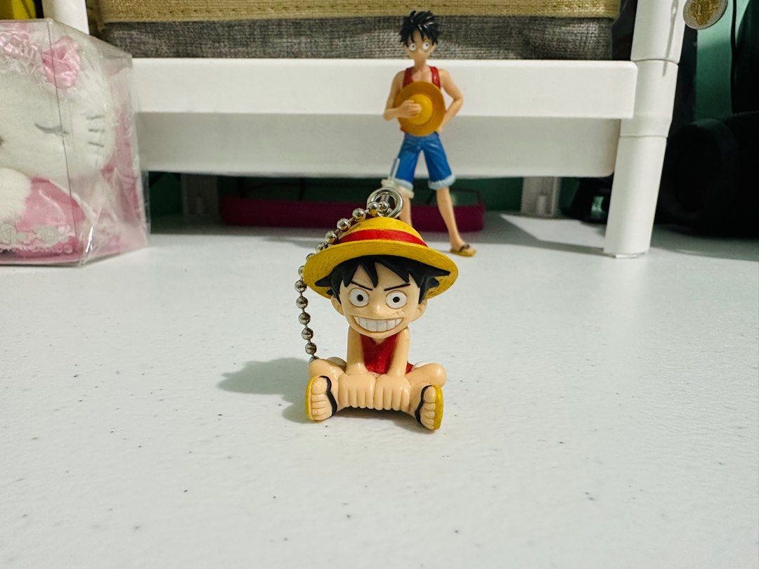 Authentic One Piece Luffy Keychain Charm, Hobbies & Toys, Toys & Games ...