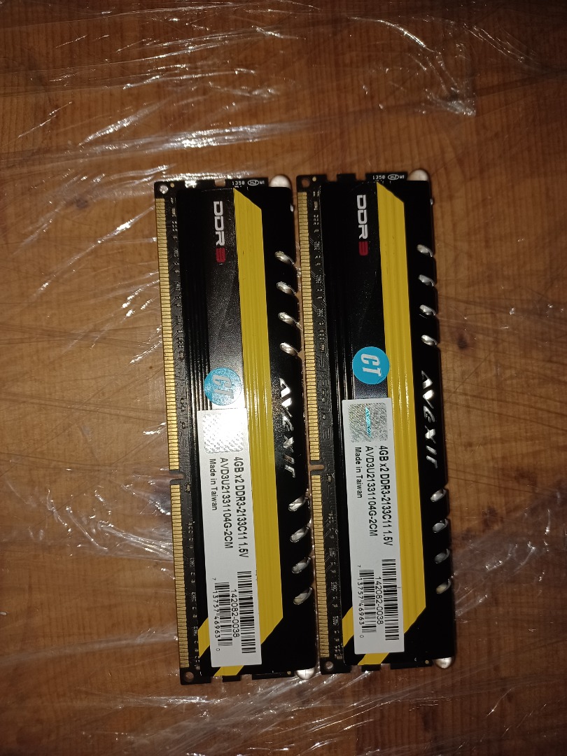 Avexir ddr3 Ram ( Blue ), Computers & Tech, Parts & Accessories, Other ...